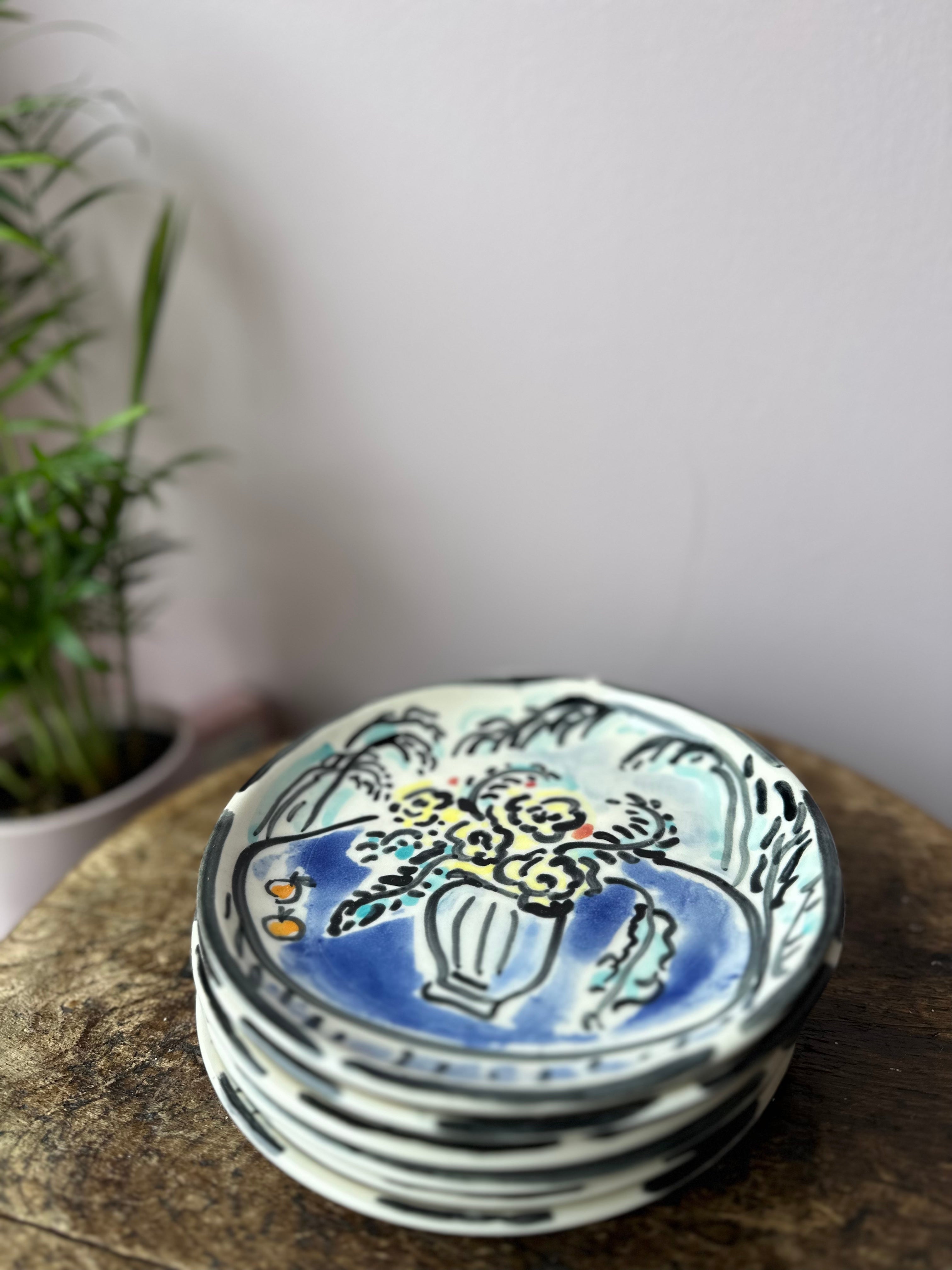 Da Ceramics - Still Life Plate | Early Grey