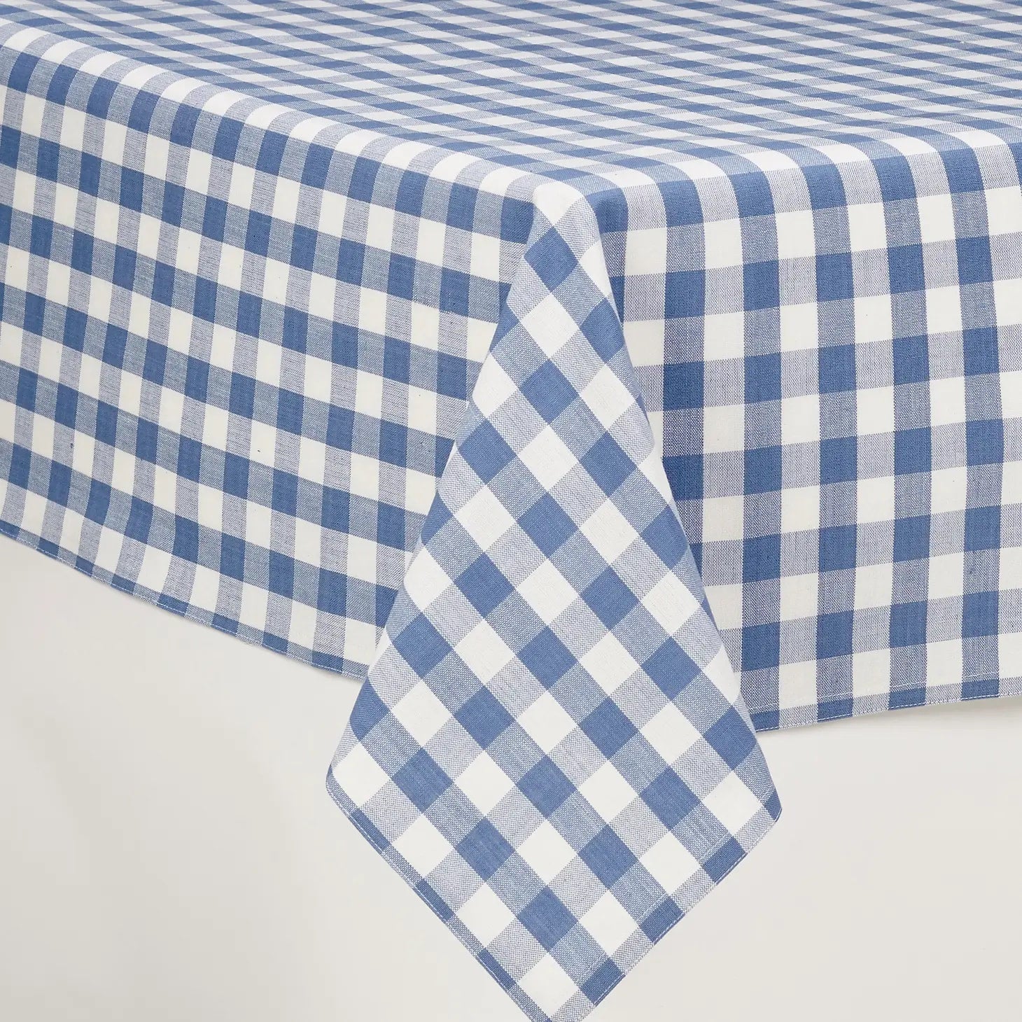 Blue Gingham Tablecloth | Early Grey
